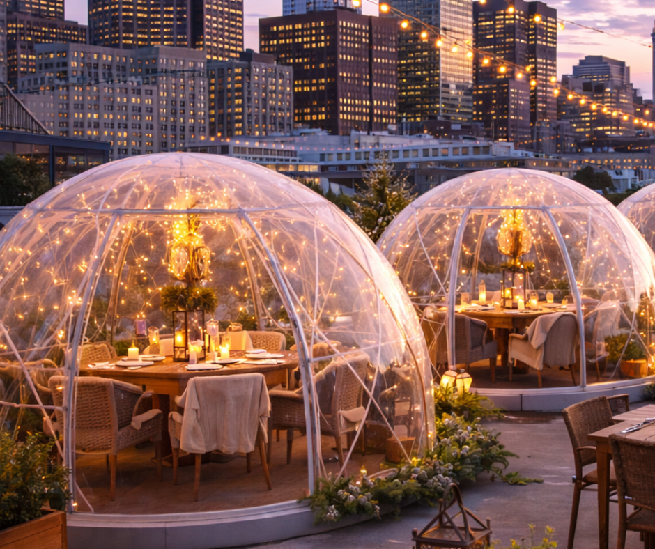 Experience Winter in Style at the Lookout Rooftop Igloo Bar – Chowdaheadz