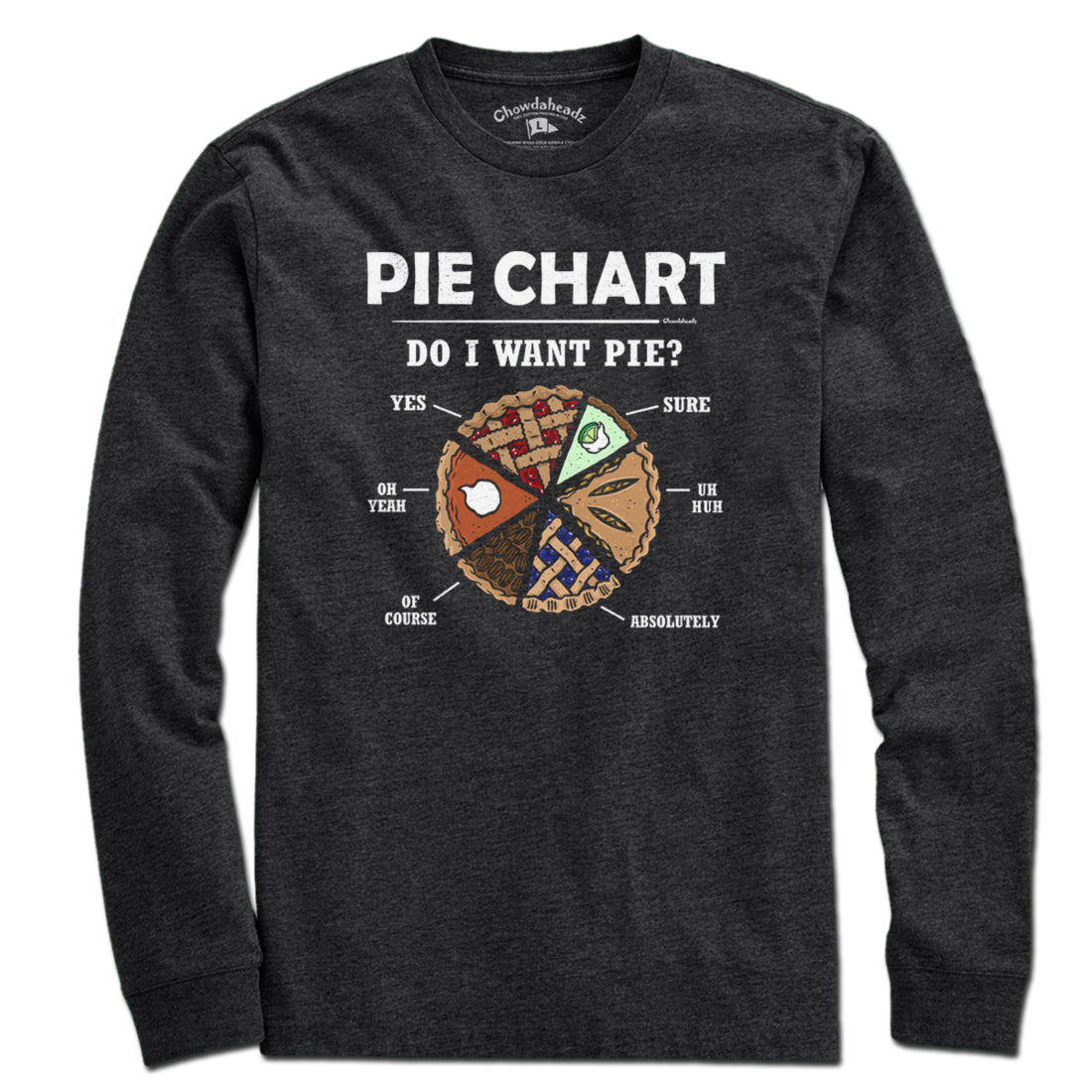 Pie Chart T-Shirt – Chowdaheadz