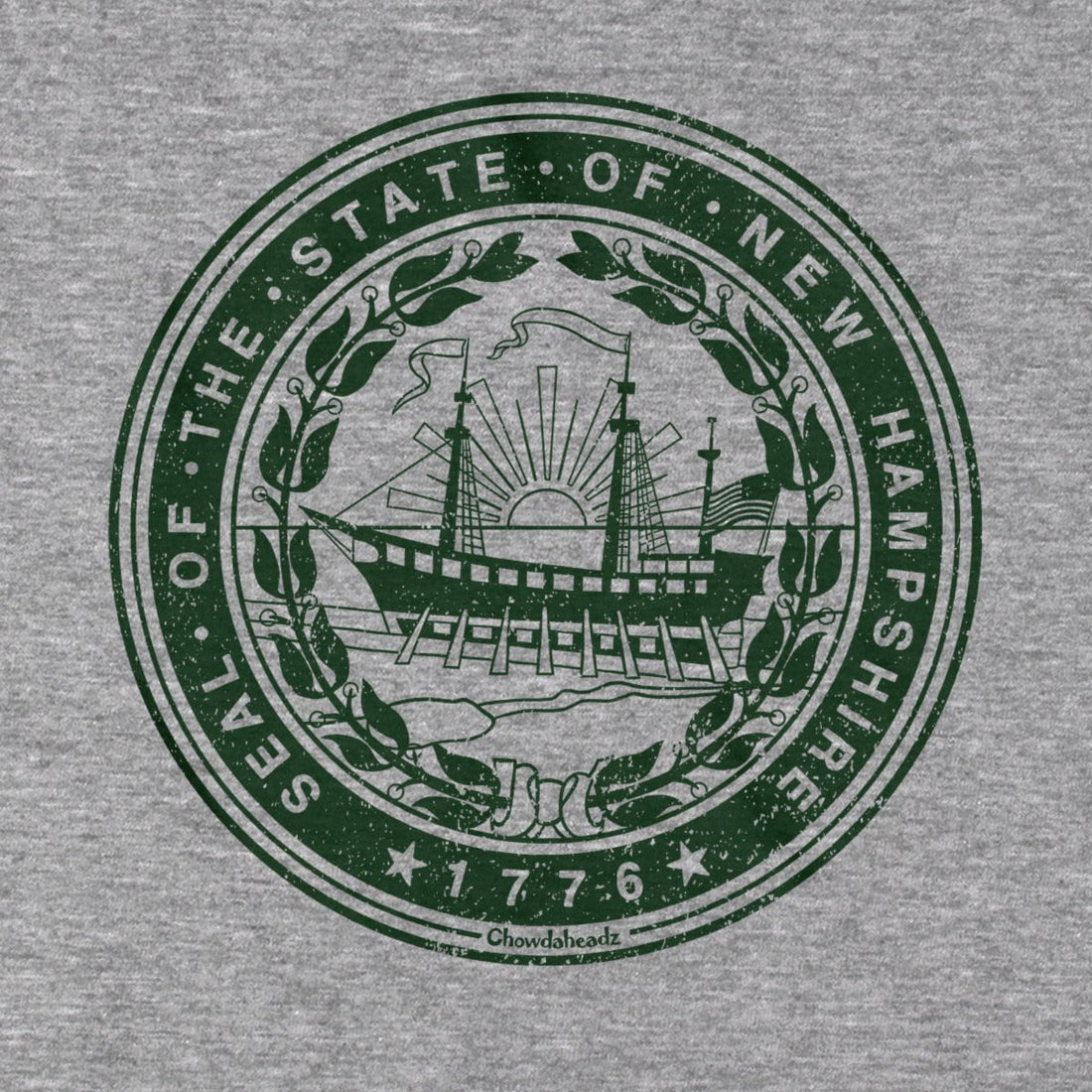 New Hampshire State Seal T-Shirt – Chowdaheadz
