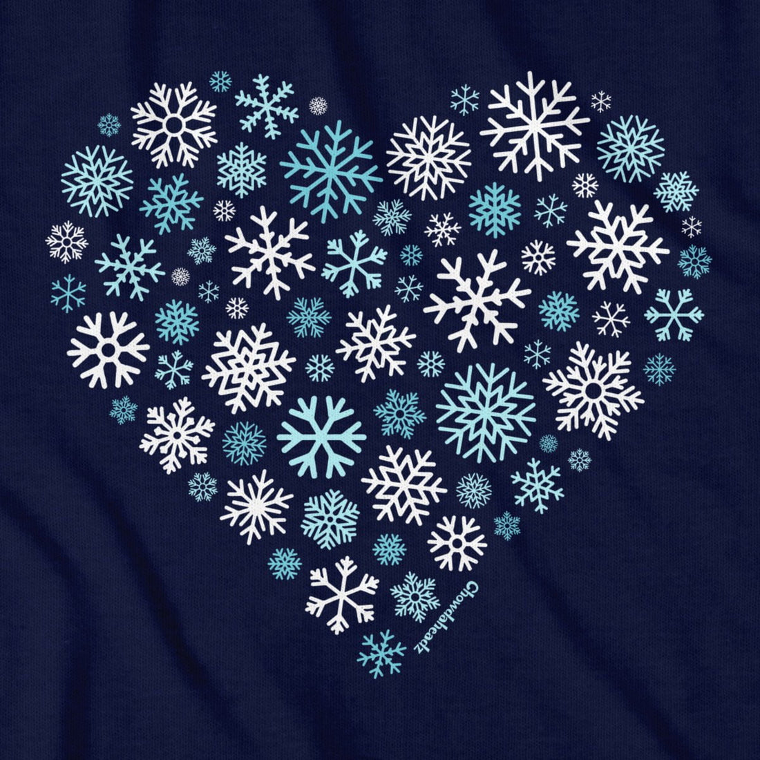 Snowflake Heart T-Shirt – Chowdaheadz
