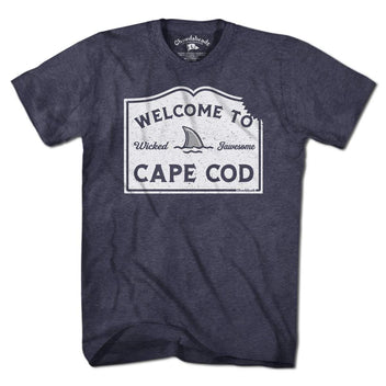 Welcome To Cape Cod Sign T-Shirt – Chowdaheadz