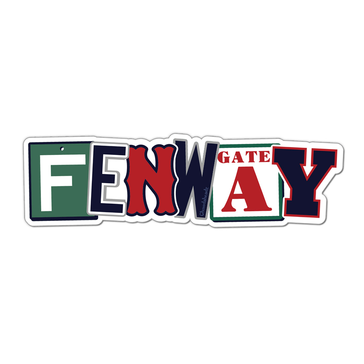 Fenway Pride Sticker – Chowdaheadz
