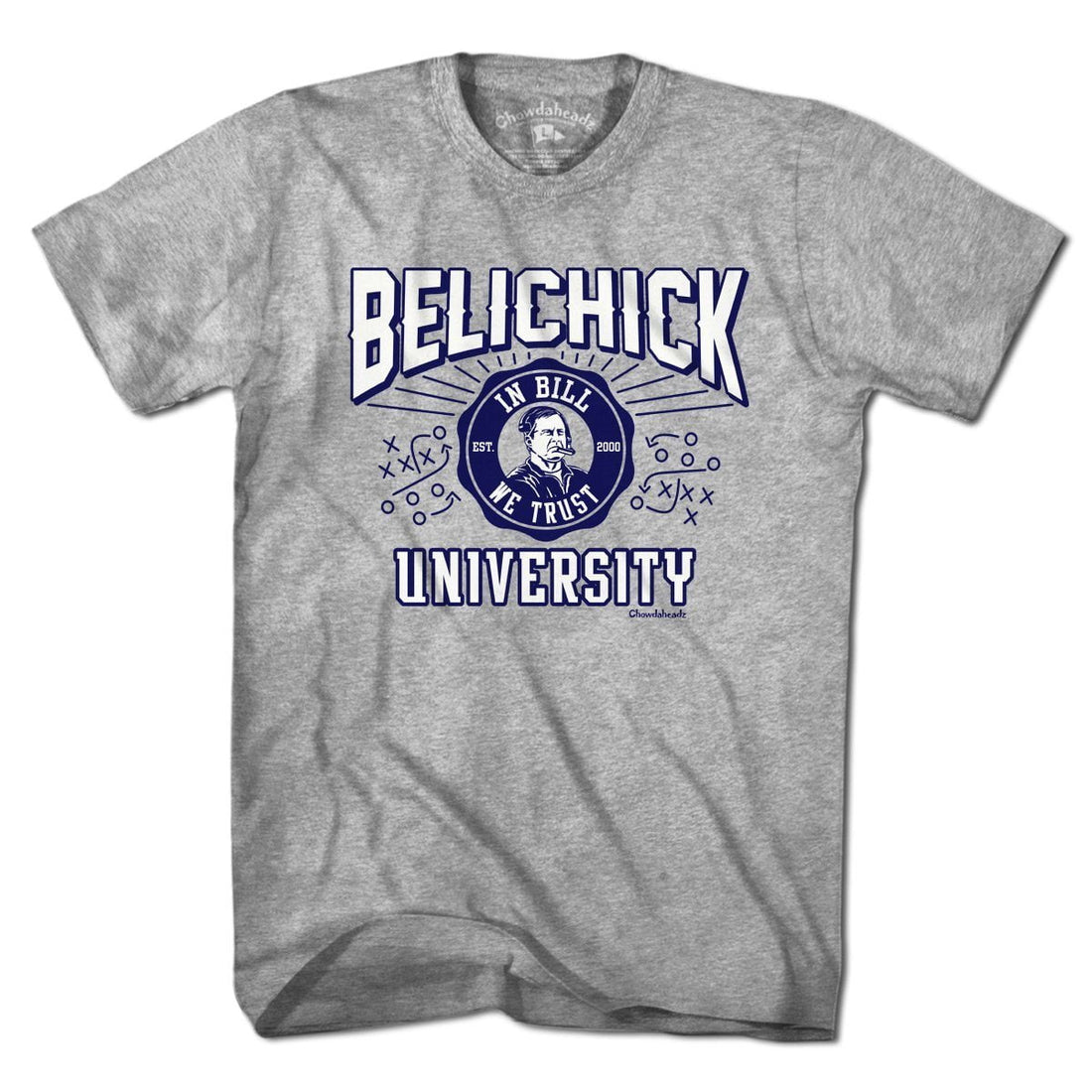 Belichick University Seal T-Shirt – Chowdaheadz