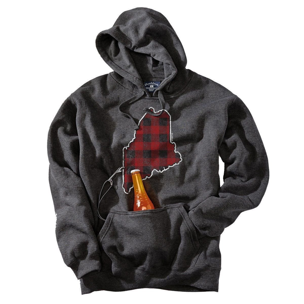 Buffalo Plaid Maine Tailgater Hoodie – Chowdaheadz